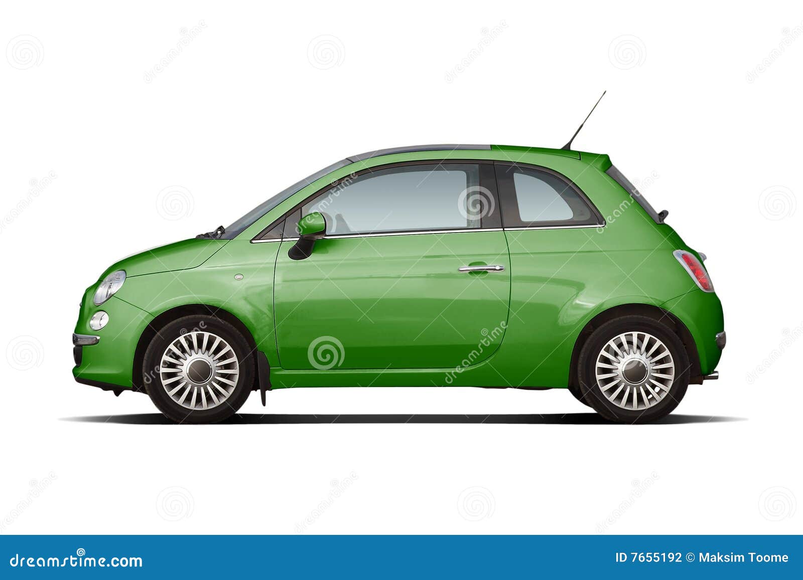 Gerrn compact hatchback stock photo. Image of small, fiat - 7655192