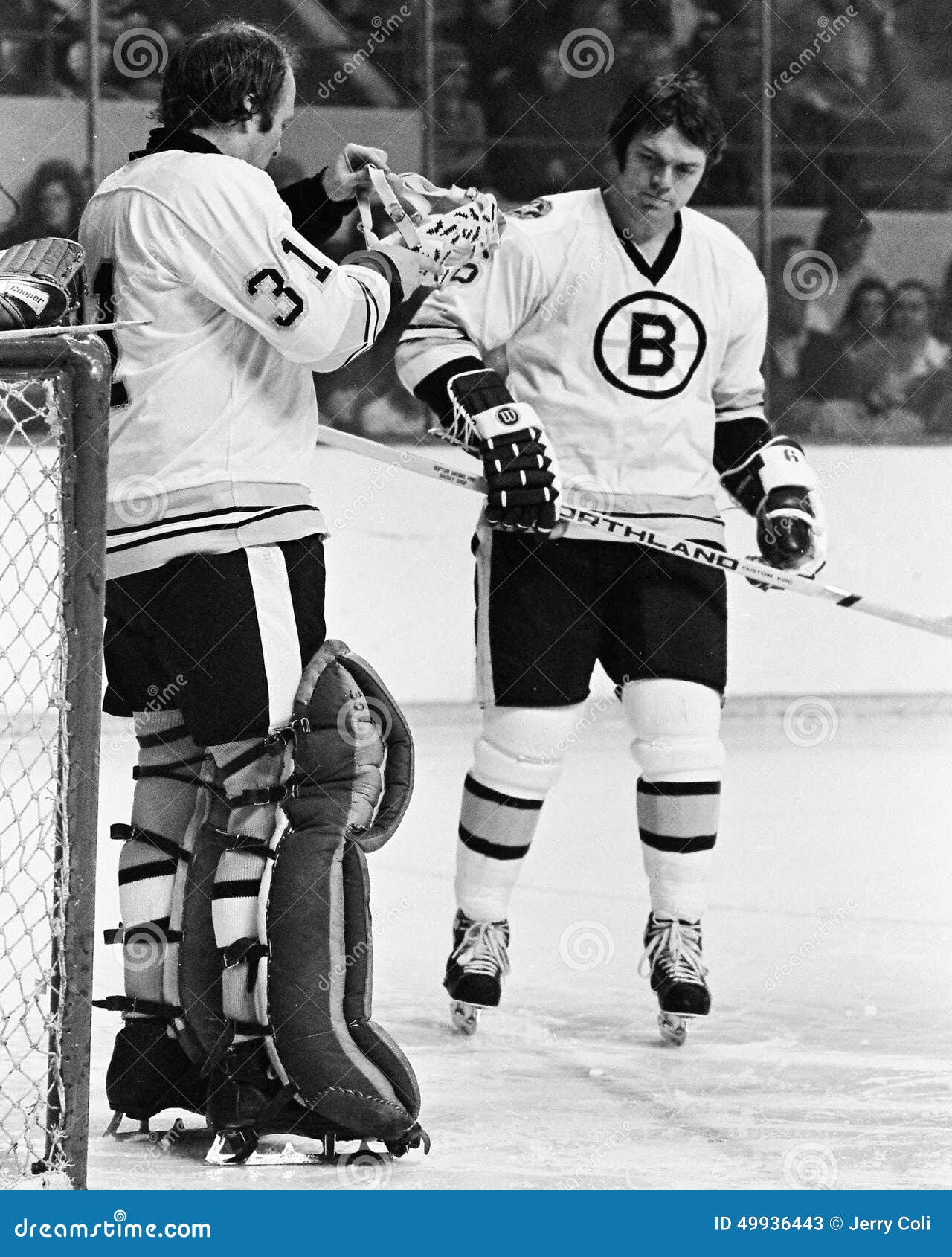 Gerry Cheevers Boston Bruins Foto de Stock Editorial - Imagem de jogo ...