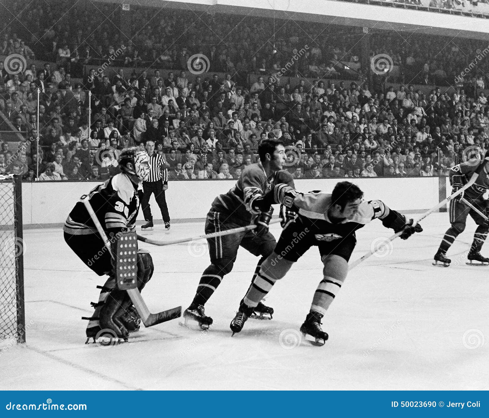 Gerry Cheevers Et Fred Stanfield, Boston Bruins Image éditorial - Image ...