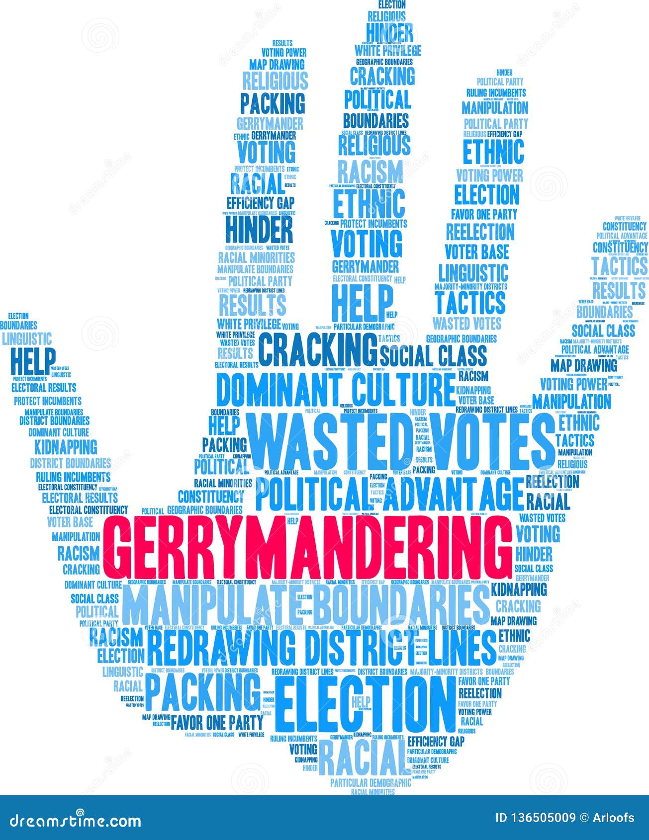 Gerrymandering Word Cloud Vector Illustration | CartoonDealer.com ...