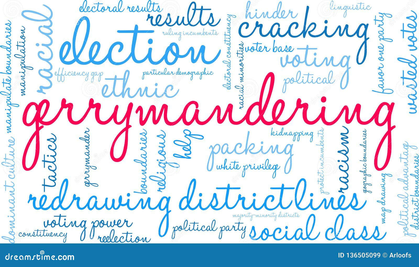 Gerrymandering Word Cloud Vector Illustration | CartoonDealer.com ...