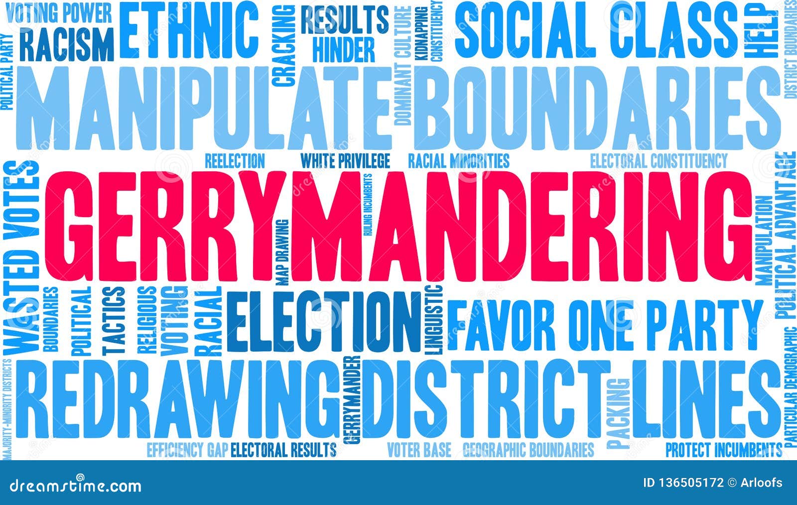 Gerrymandering Word Cloud Vector Illustration | CartoonDealer.com ...