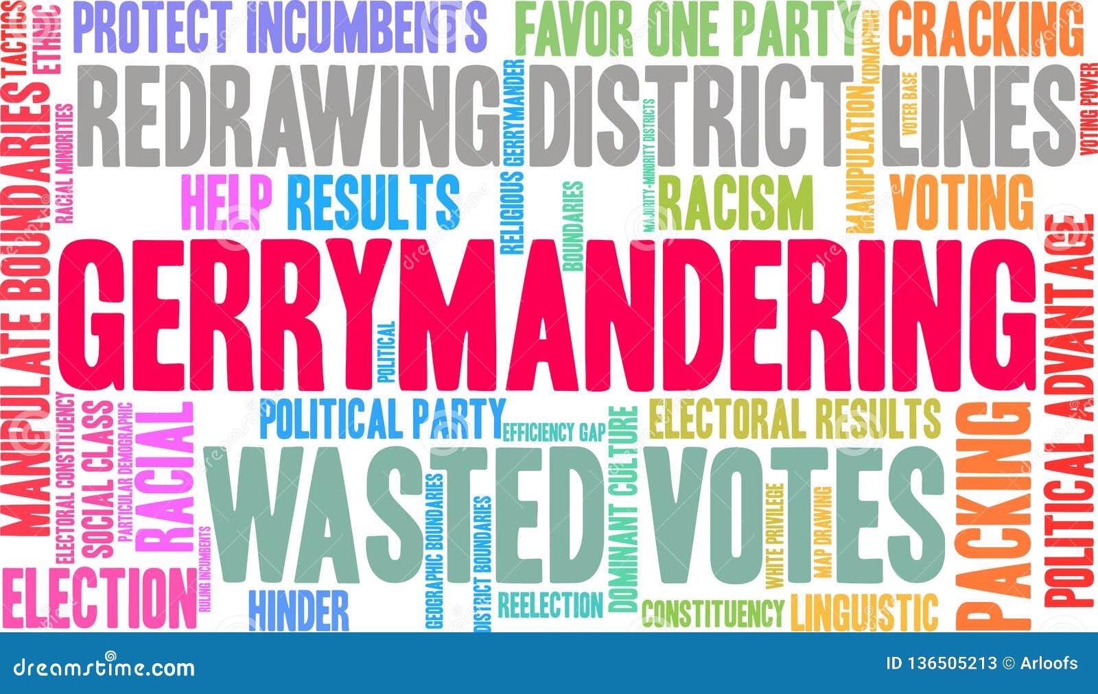 Gerrymandering Word Cloud Royalty-Free Stock Photo | CartoonDealer.com ...