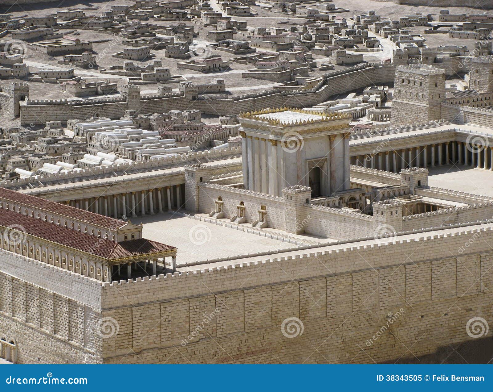 Gerusalemme antica immagine editoriale. Immagine di scena - 38343505