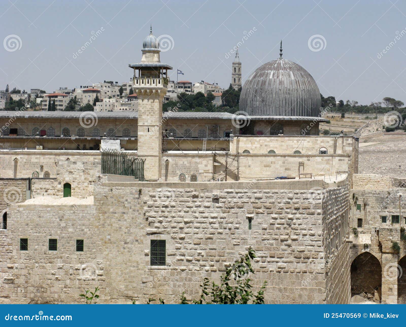 Gerusalemme, vecchia città immagine stock. Immagine di religione - 25470569