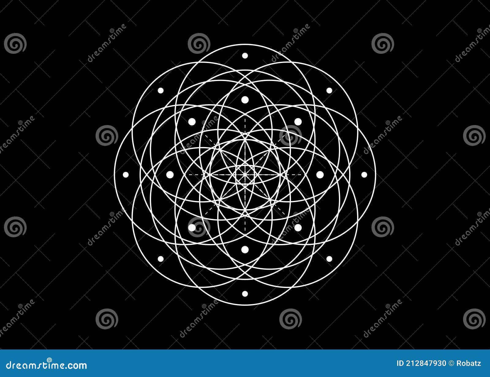 Symbol Of Alchemy And Sacred Geometry. Three Primes: Spirit, Soul, Body ...