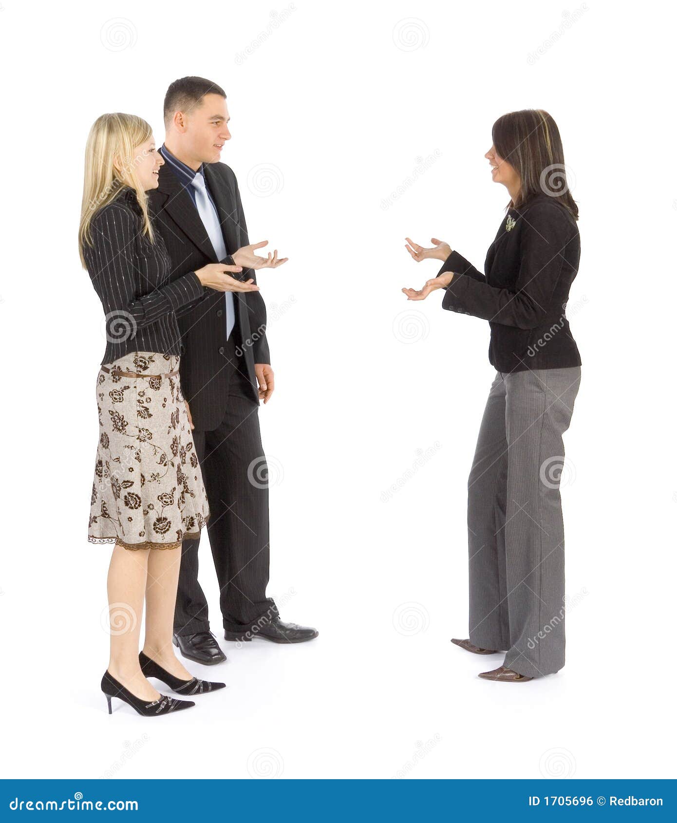 Geschäfts-Diskussion stockfoto. Bild von streit, beraten - 1705696