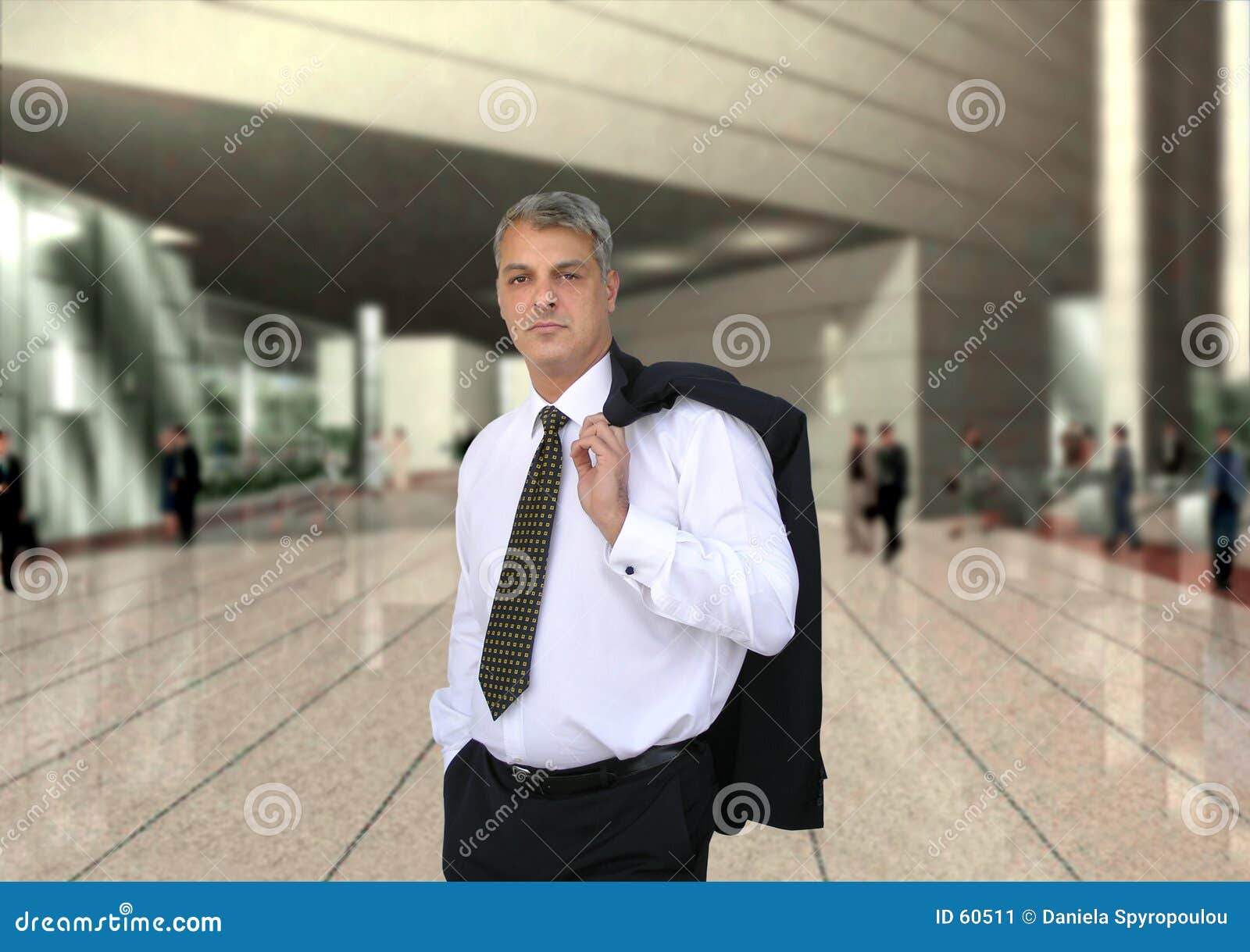 Geschäftsmann, Der Geht Zu Arbeiten Stockbild - Bild von erregt, froh ...