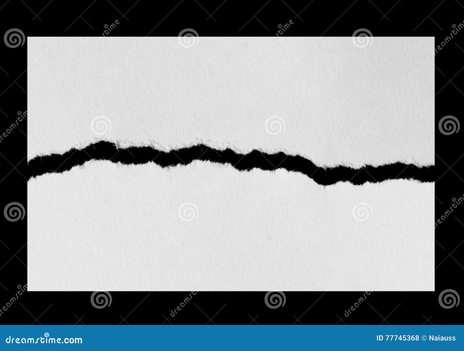 Gescheurd Document En Gescheurd Document Stock Foto - Image of nota ...