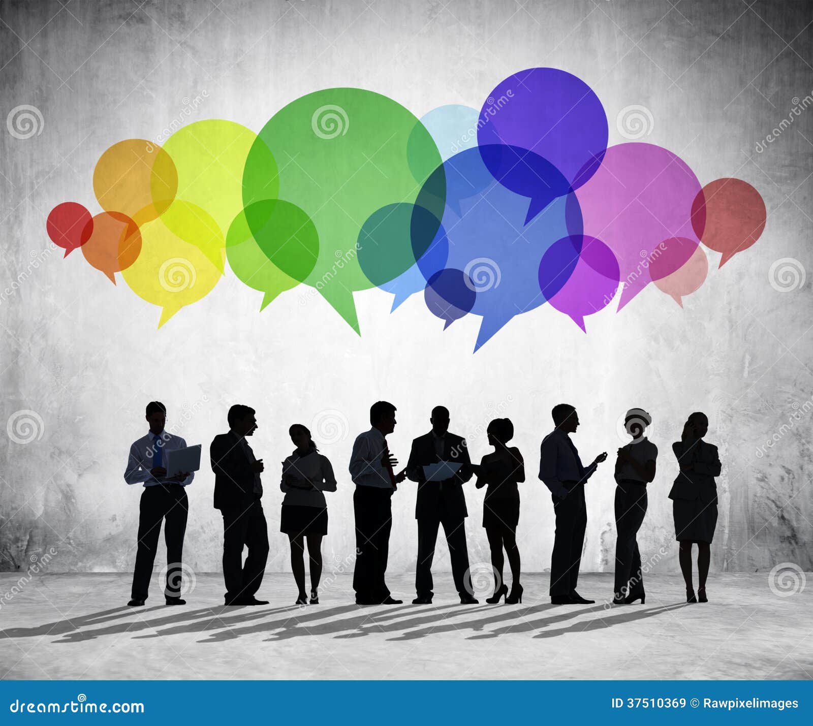 Geschäftsleute, Die Gruppen-Diskussion Haben Lizenzfreie Stockbilder ...