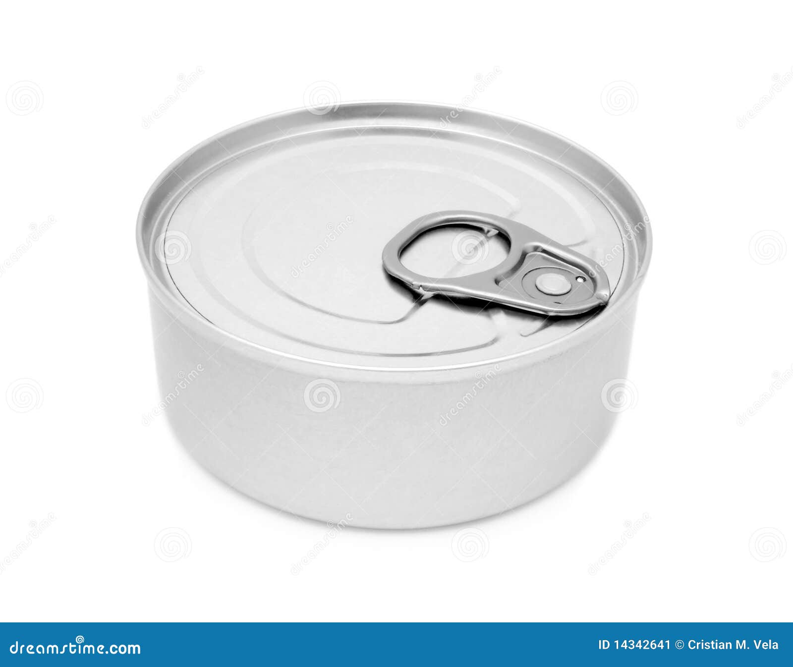 Geschlossene Dose stockbild. Bild von mahlzeit, öffner - 14342641