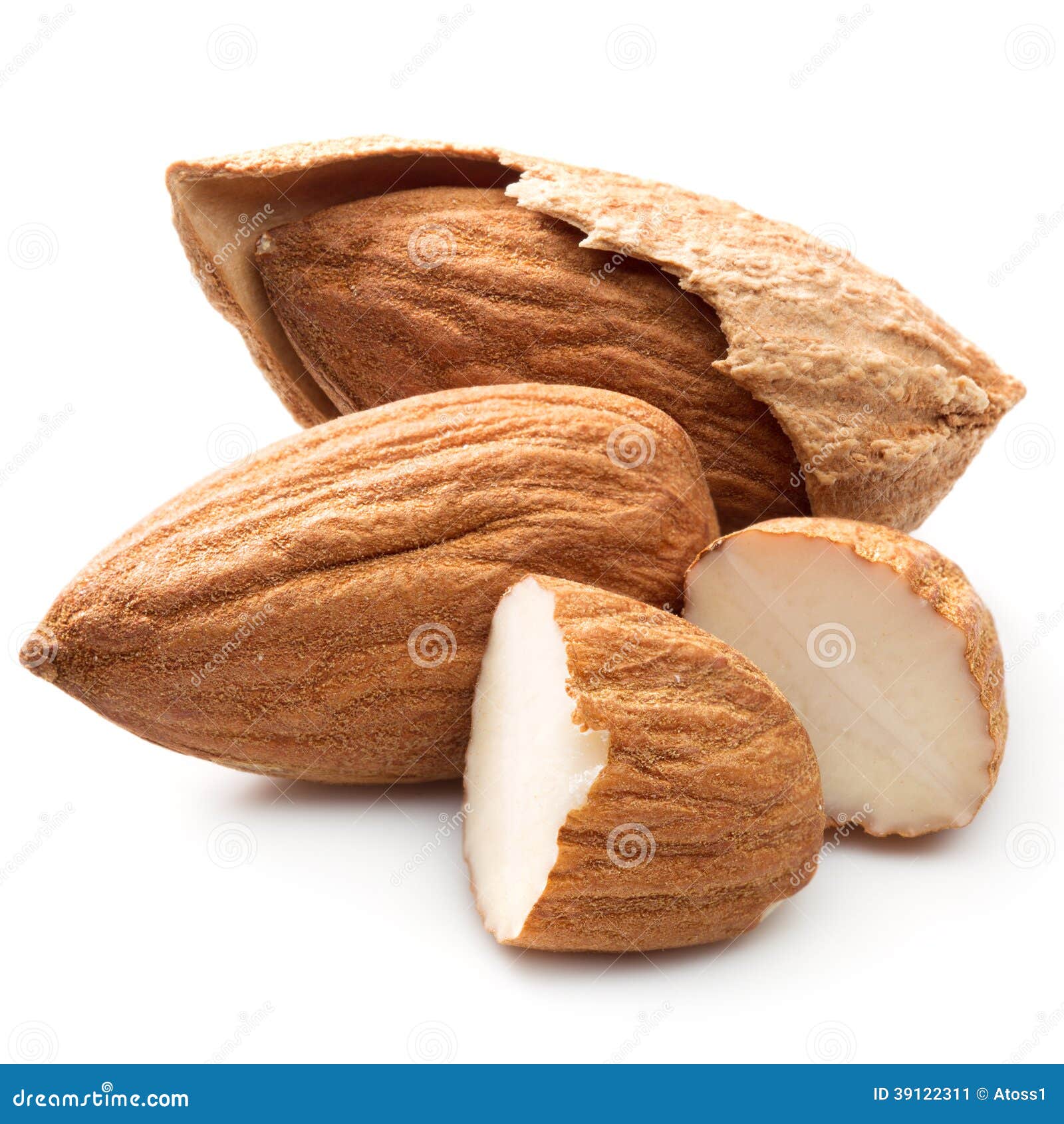Geschmackvolle Mandeln Nuts Stockbild - Bild von bestandteil, trocken ...