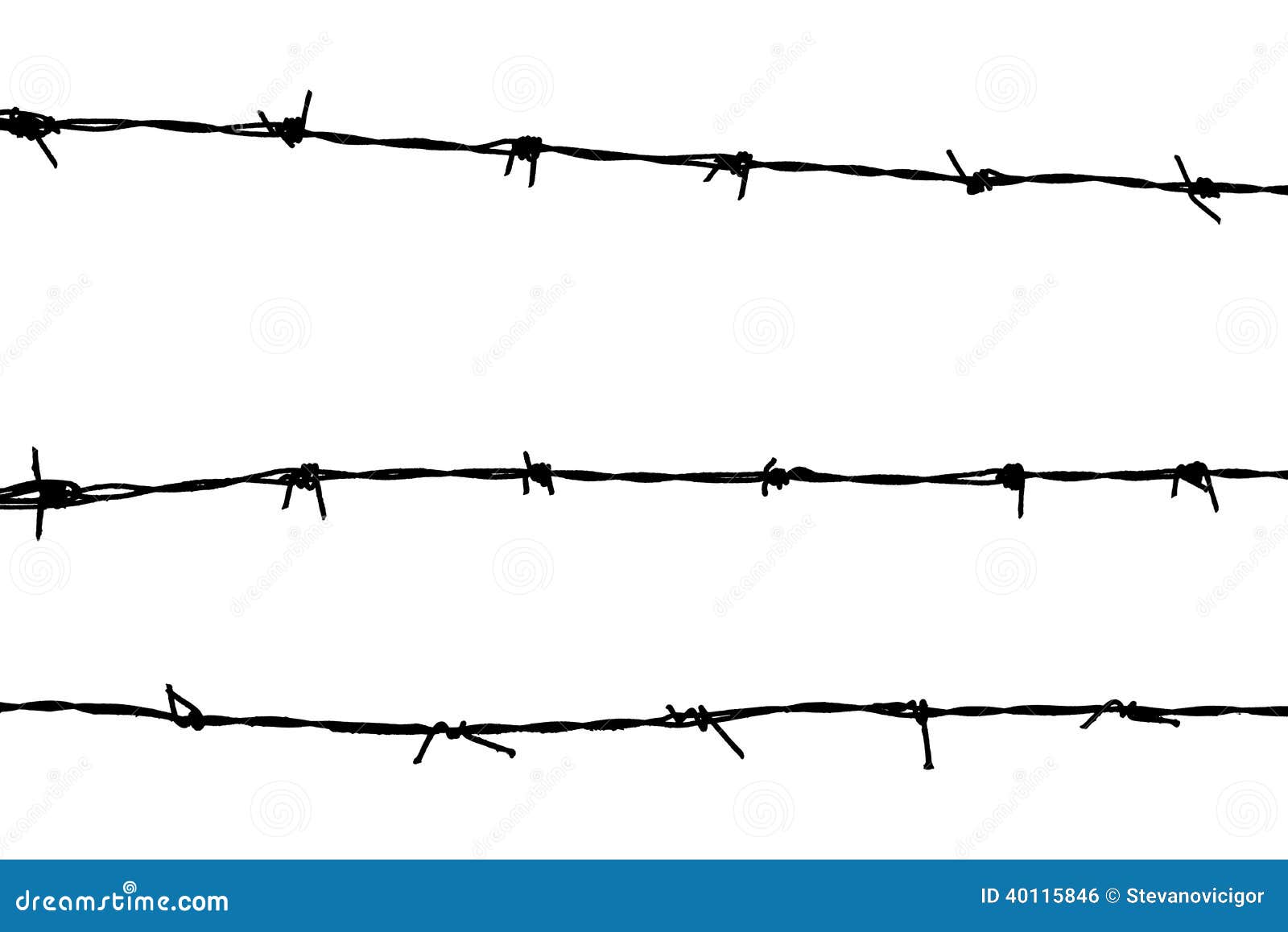 Gesilhouetteerd Prikkeldraad Stock Foto - Image of vorm, wacht: 40115846