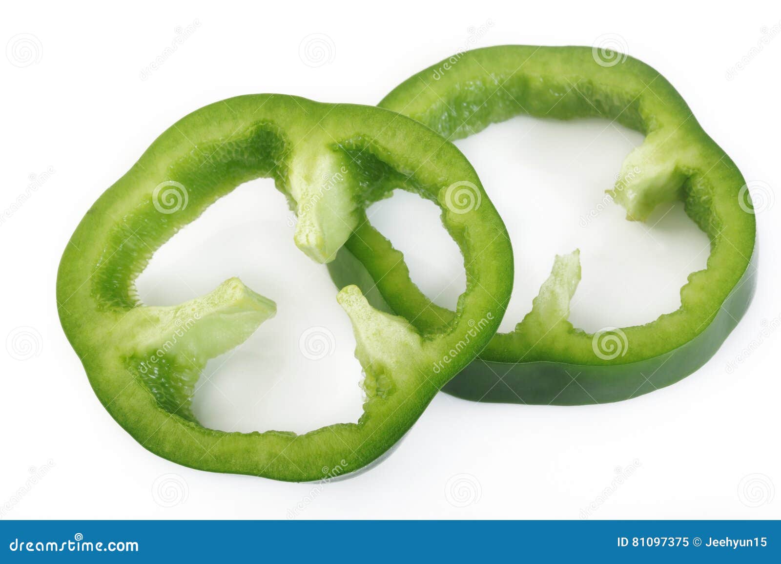 Gesneden Groene paprika stock afbeelding. Image of gesneden - 81097375