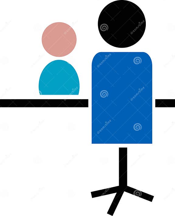 Gesprek vector illustratie. Illustration of adviseur - 14071438