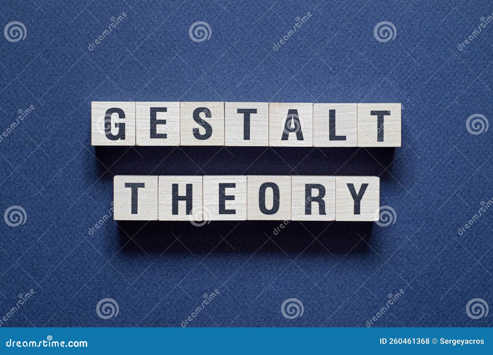 Gestalt Theory - Word Concept on Cubes Stock Photo - Image of health ...