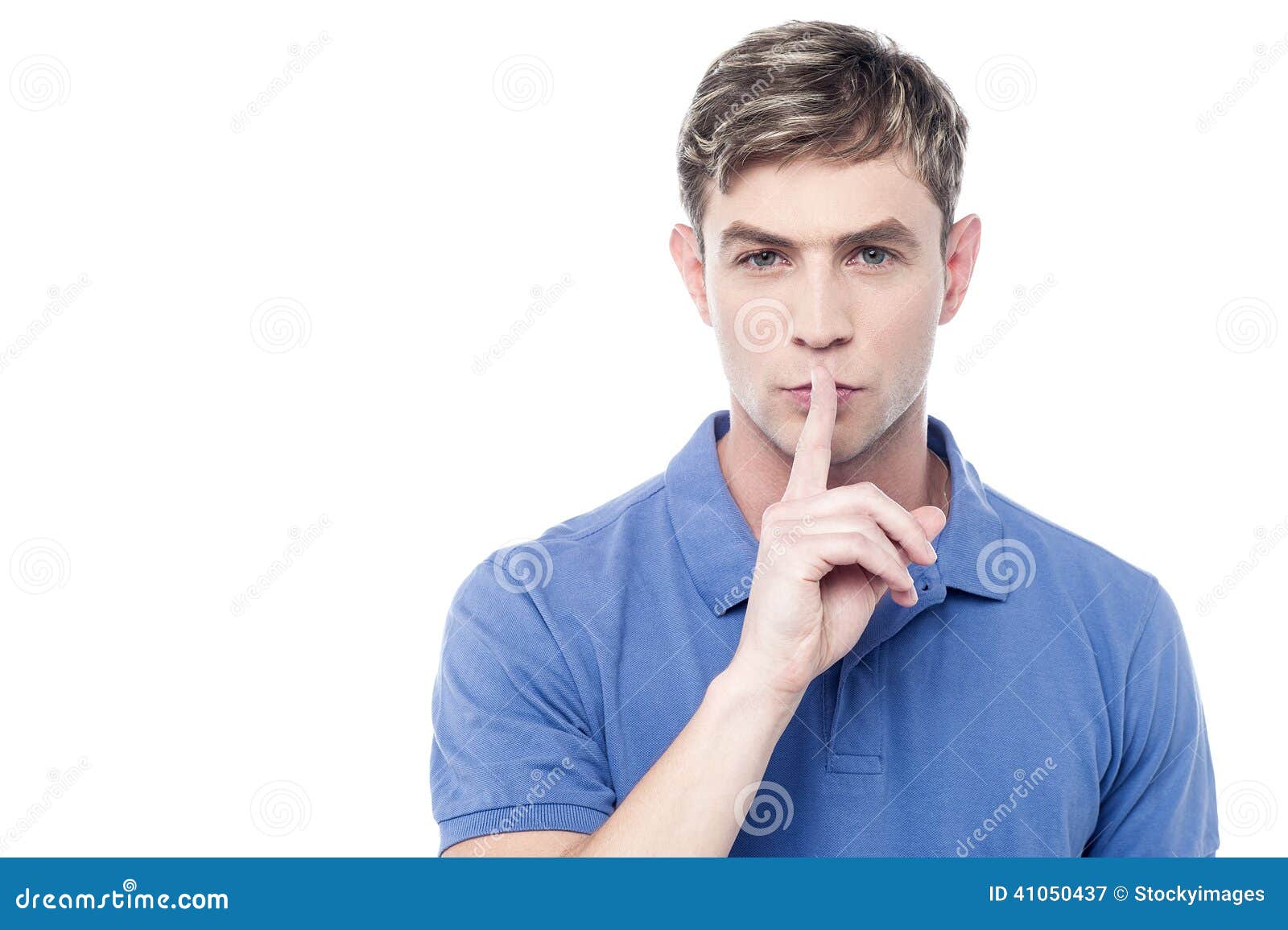 Geste de silence, shhhhh ! image stock. Image du moderne - 41050437