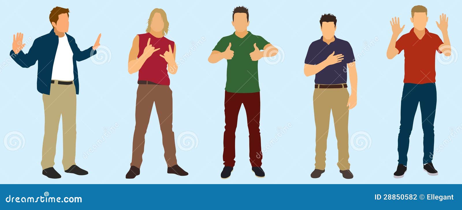 Gester vektor illustrationer. Illustration av dräktighet - 28850582