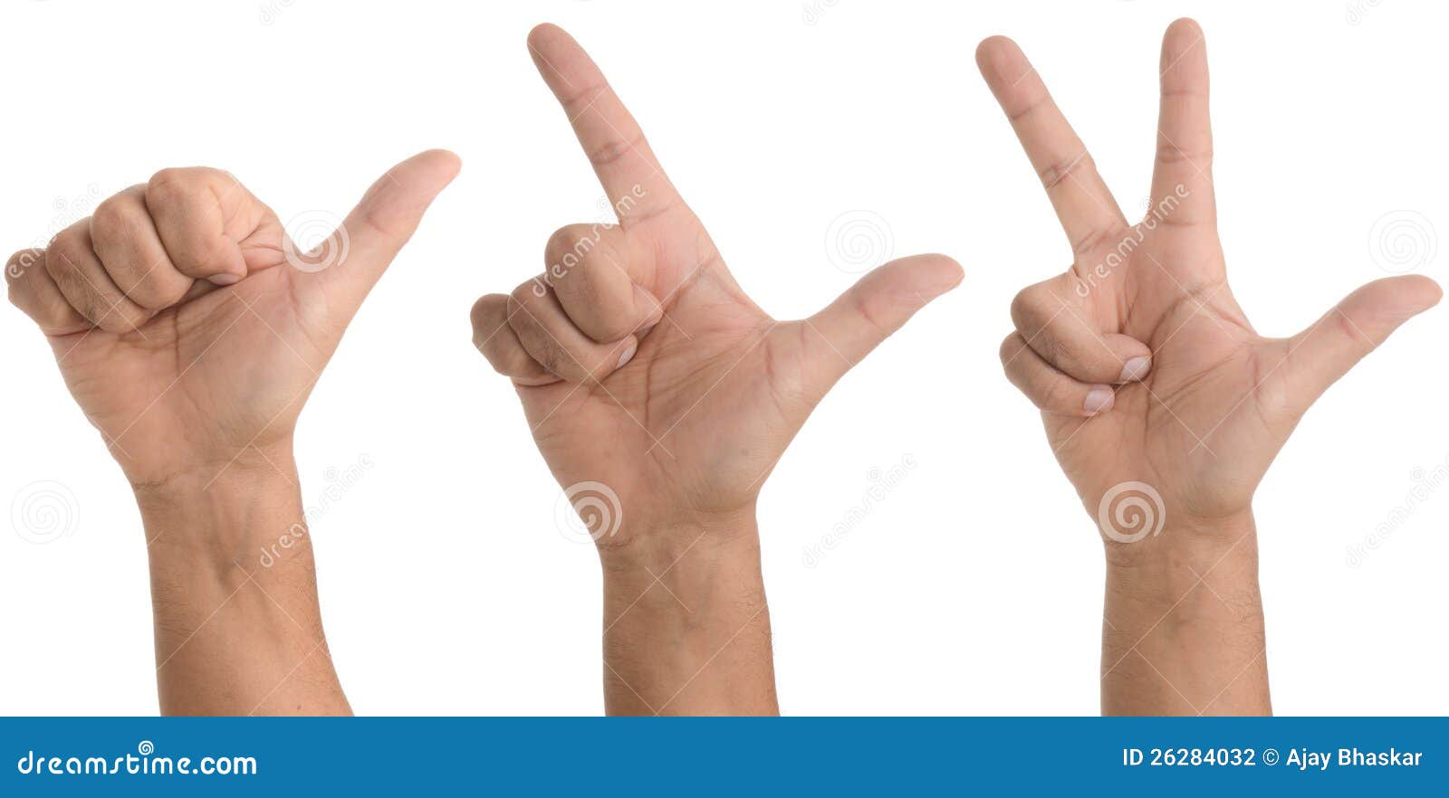 Gestes de main - 1-2-3 photo stock. Image du adulte, vide - 26284032