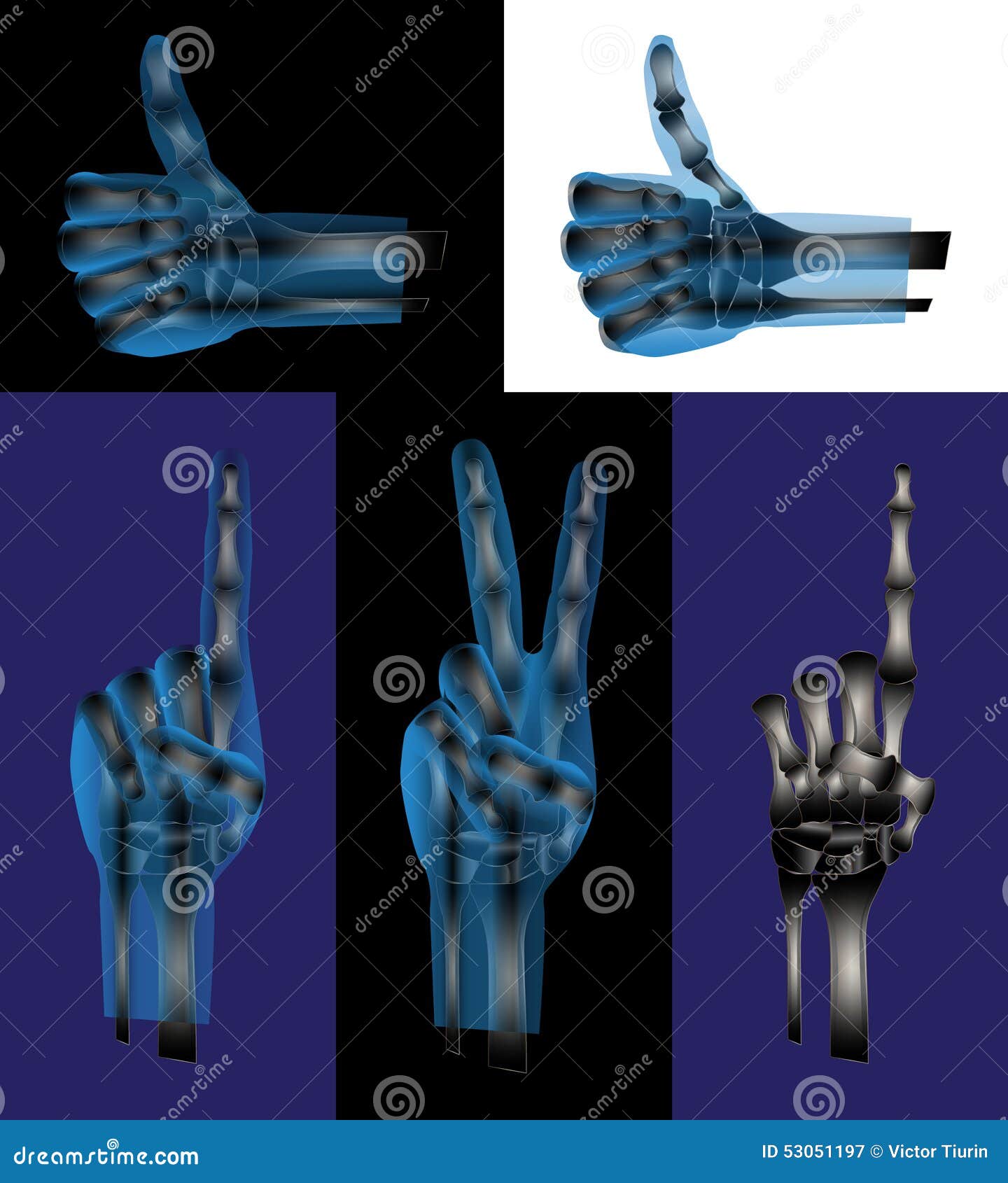 Gestes ou signes de main illustration de vecteur. Illustration du ...