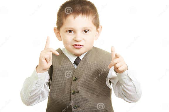 Gesticulation stock image. Image of necktie, child, gesture - 10975139