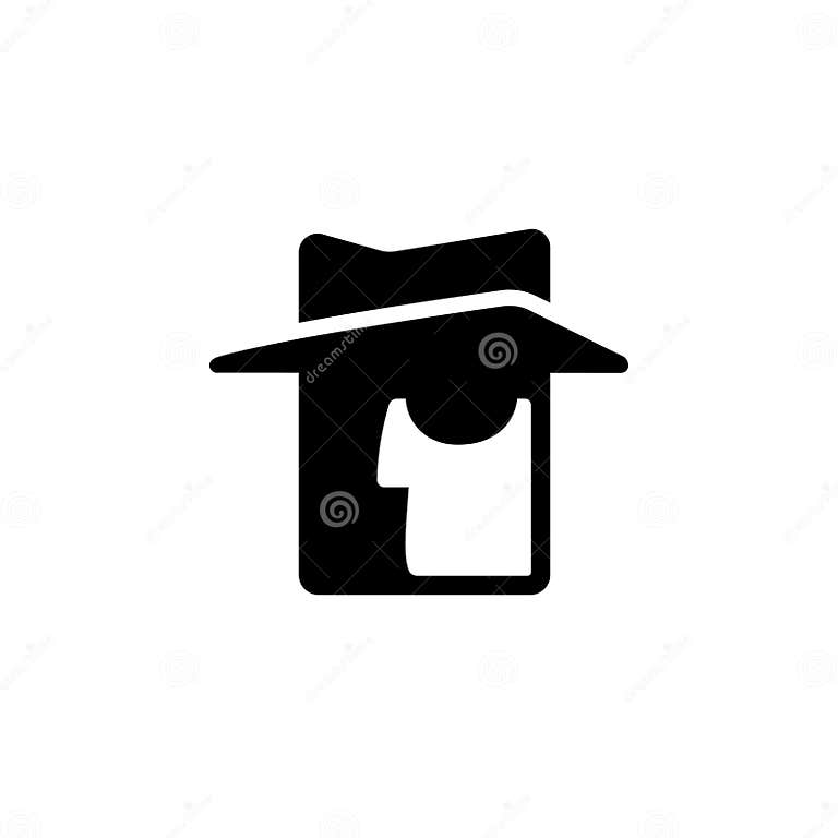 Gestileerd spionpictogram vector illustratie. Illustration of ...