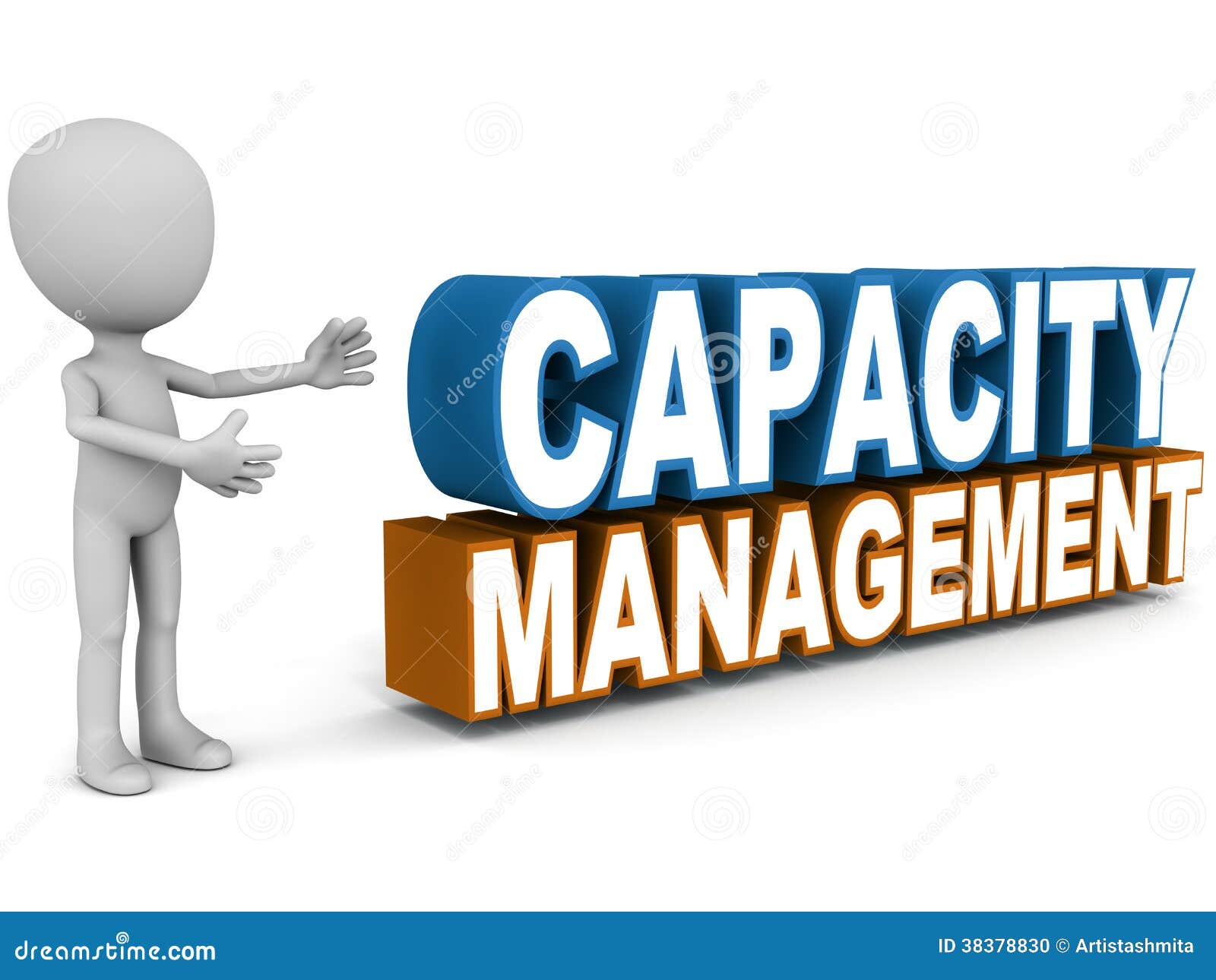 Gestion de capacité illustration stock. Illustration du management ...