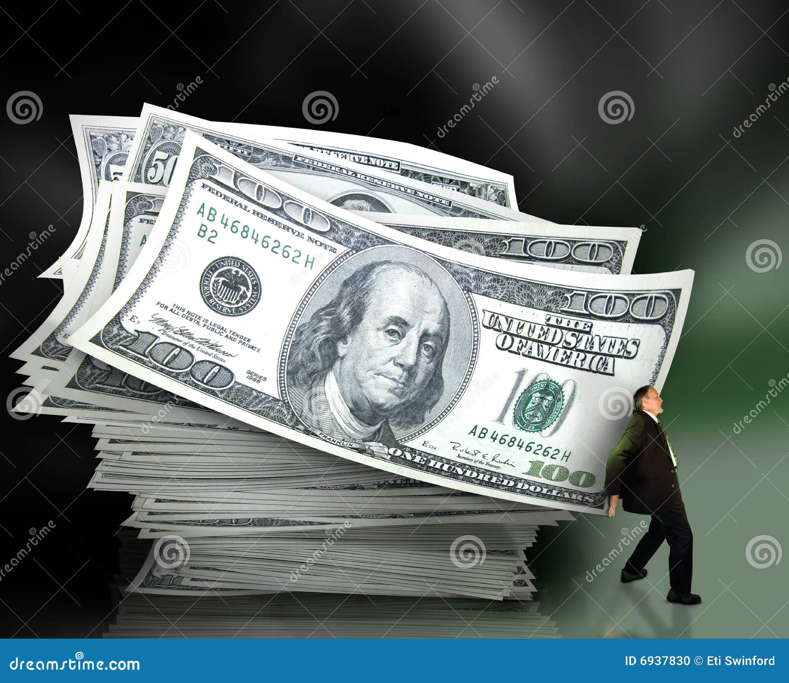 Gestion de fortunes photo stock. Image du dollars, intérêt - 6937830