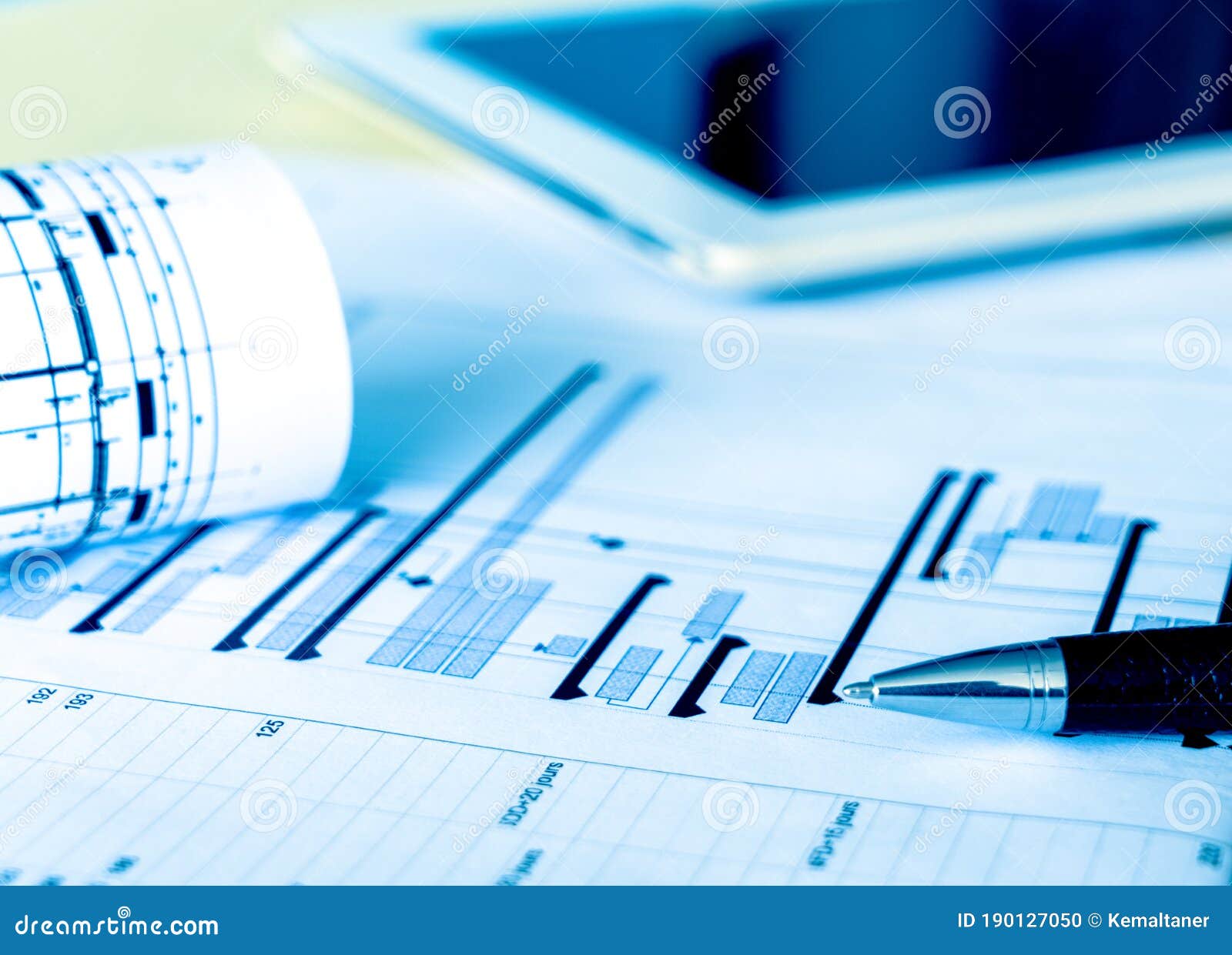 Gestion de projet photo stock. Image du main, conception - 190127050