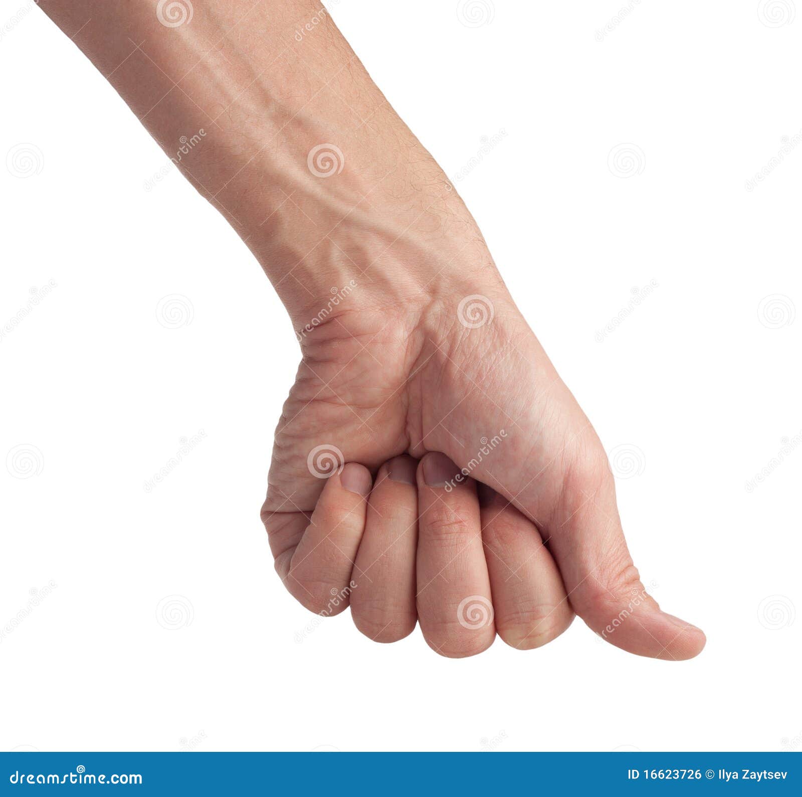 Gesto de mano: empuje foto de archivo. Imagen de empuje - 16623726