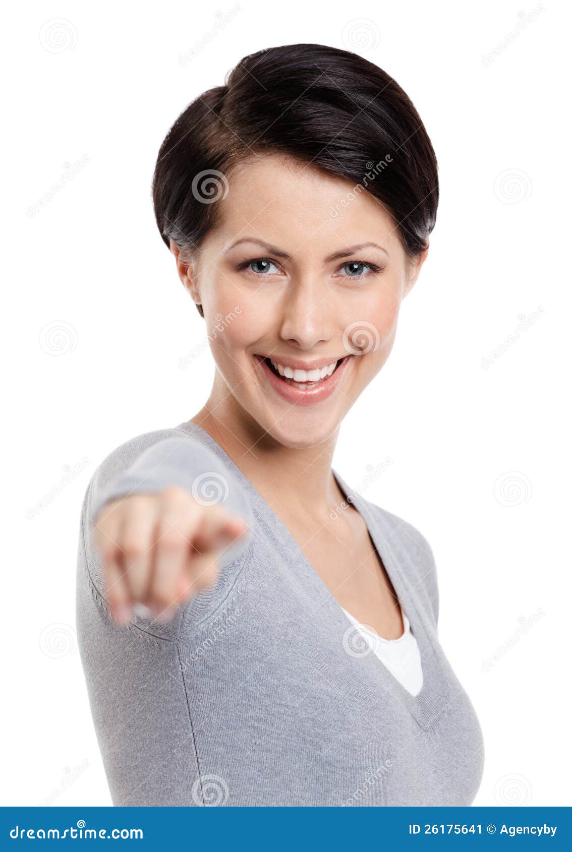 Gesto de mano imperioso imagen de archivo. Imagen de sonrisa - 26175641