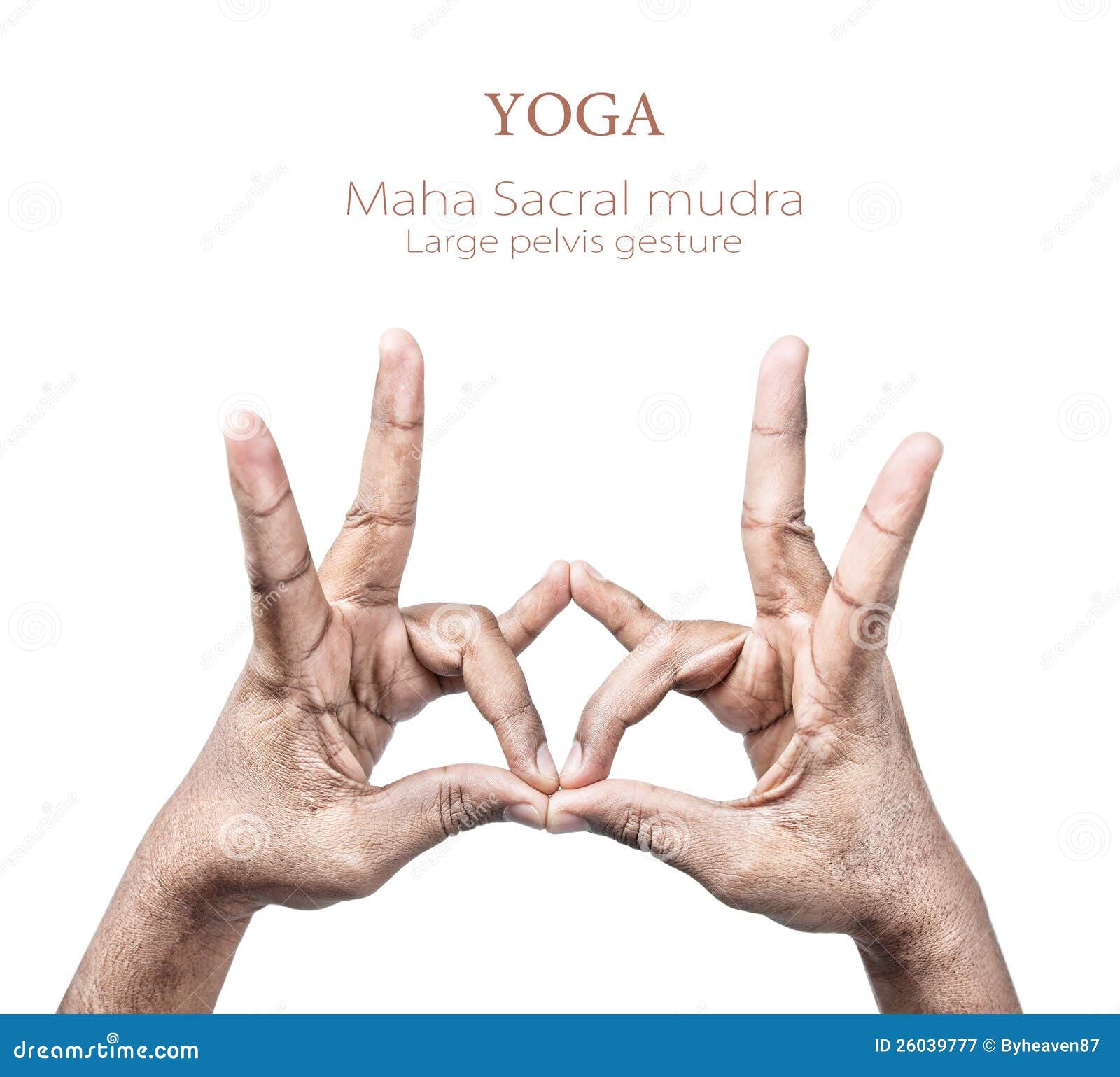 Gesto di mano di Mudra immagine stock. Immagine di isolato - 26039777