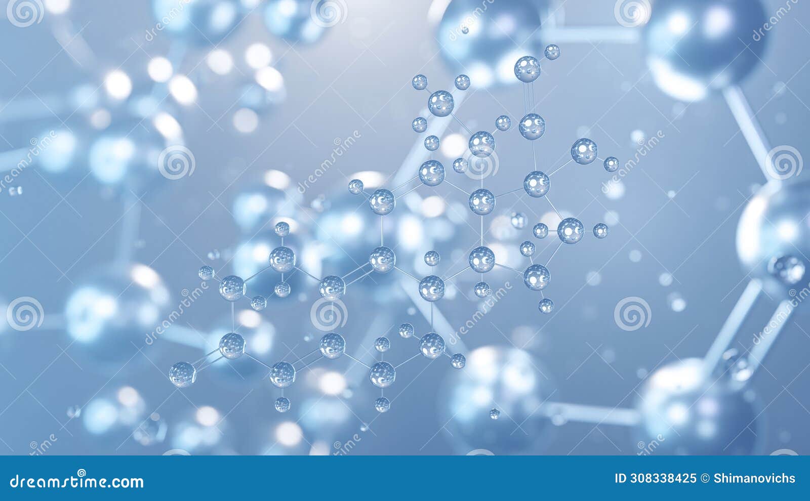 Gestrinone Molecule, Molecular Structures, Contraceptive Drug, 3d Model ...