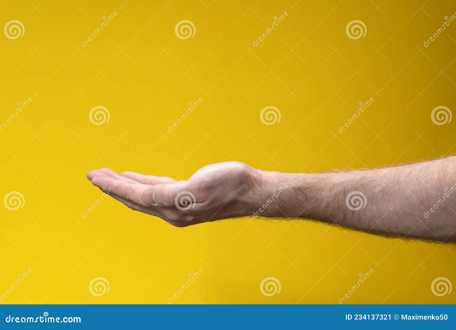 A Gesture of Acceptance, a Request for Alms Stock Image - Image of ...
