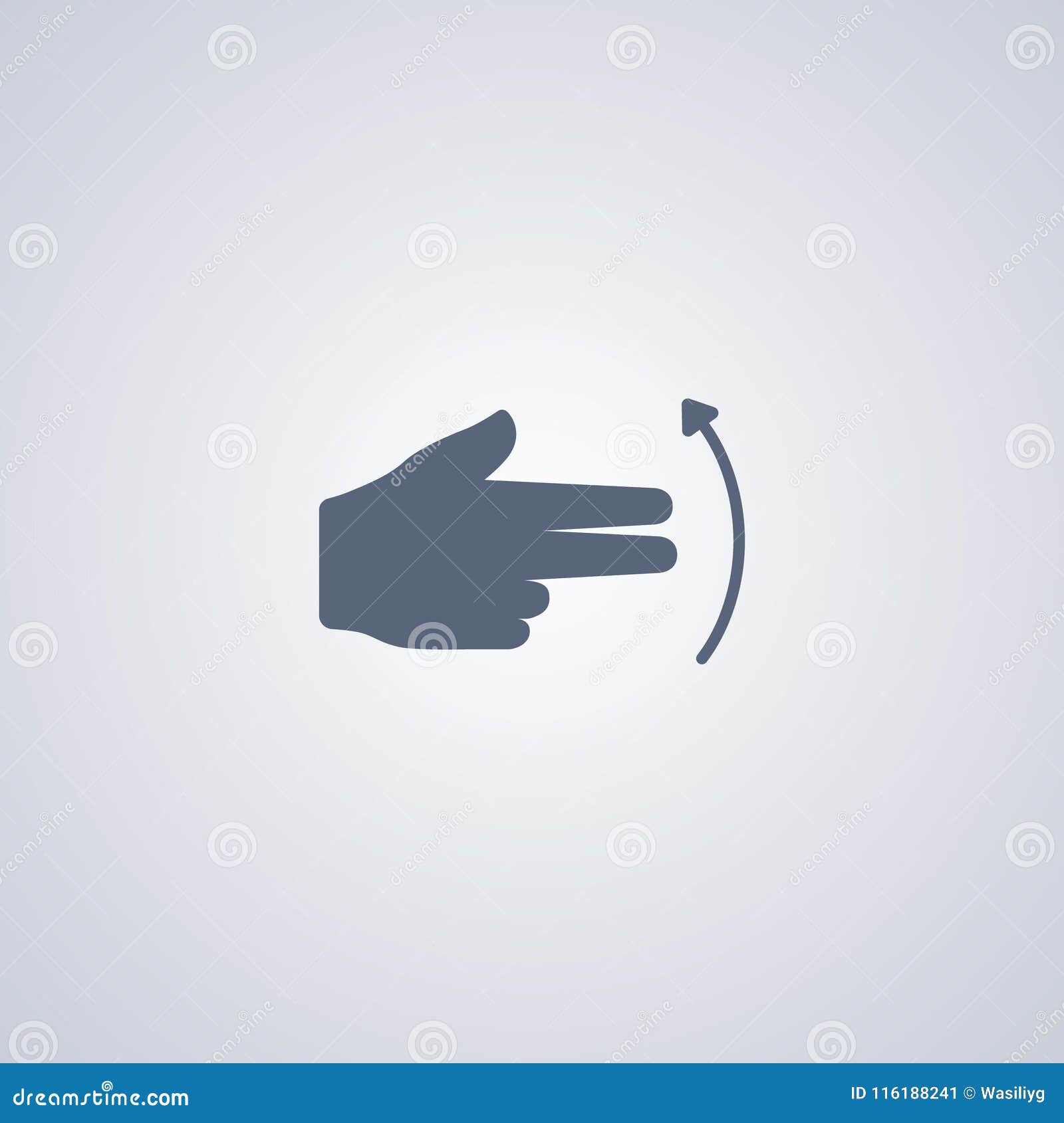 Double Click Gesture, Hand Cursor Of Computer Mouse Black Silhouette ... Double Click Gesture, Hand Cursor Of Computer Mouse Black Silhouette ...