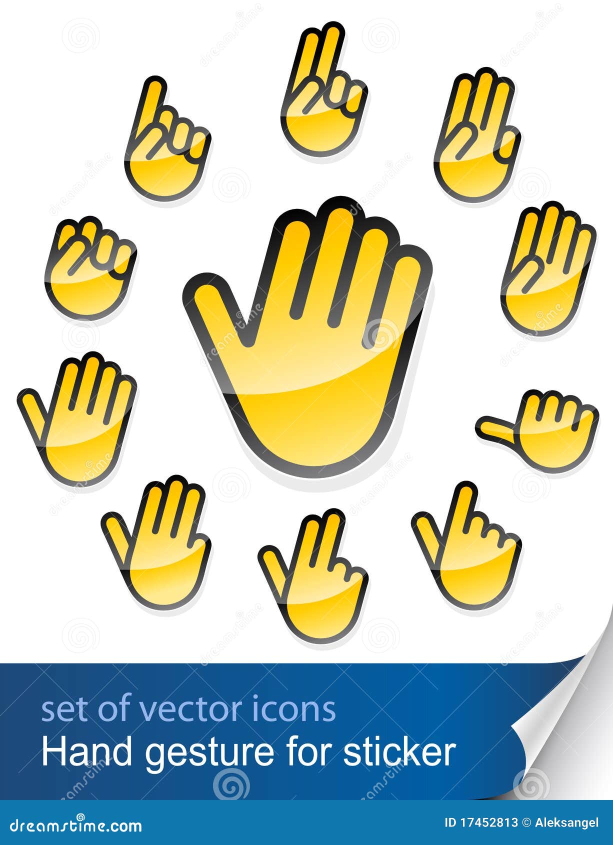 Hand Sticker Stock Illustrations – 355,448 Hand Sticker Stock ...