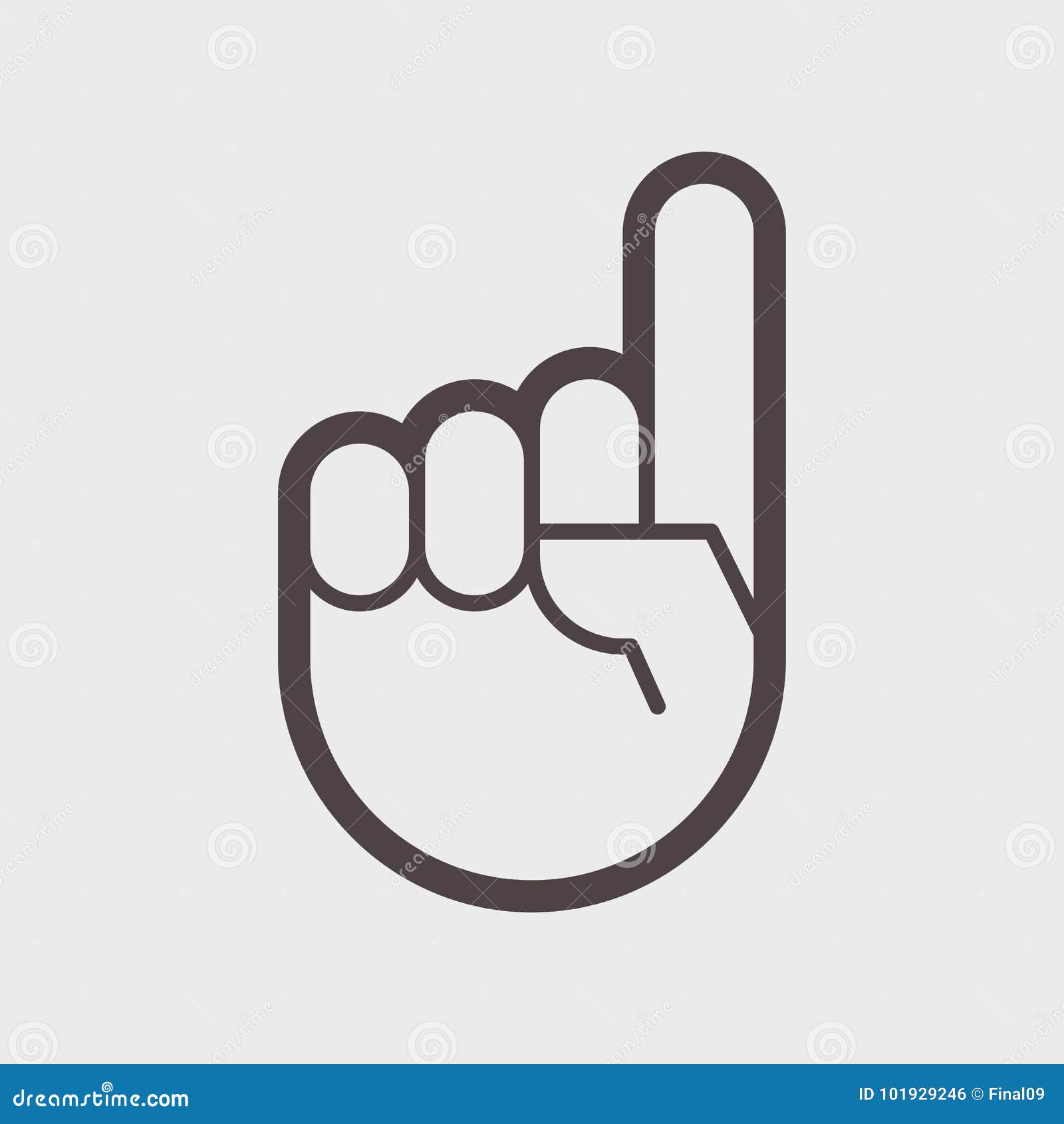 Gesture hands attention. stock vector. Illustration of communication ...