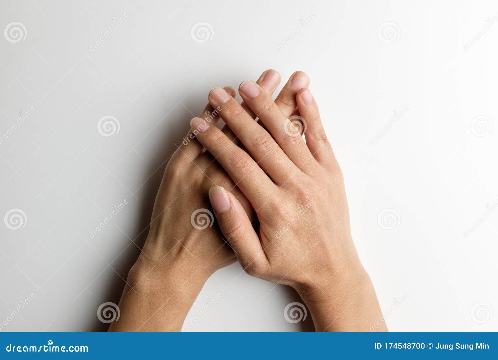 Gesture of the Back of the Hand Stock Photo - Image of adults, index ...