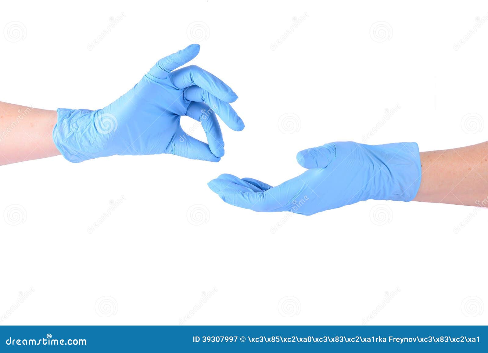 Gesture with hands stock image. Image of check, glove - 39307997