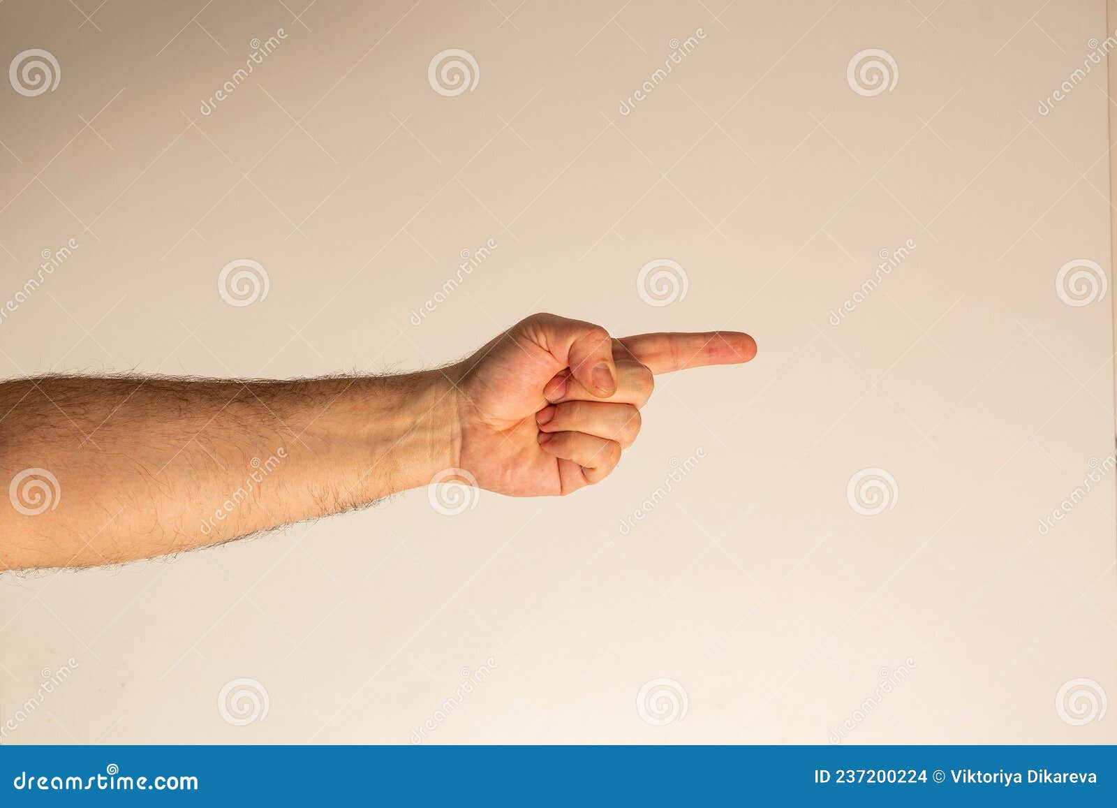 A Gesture Indicating a Specific Person or a Specific Thing Stock Photo ...