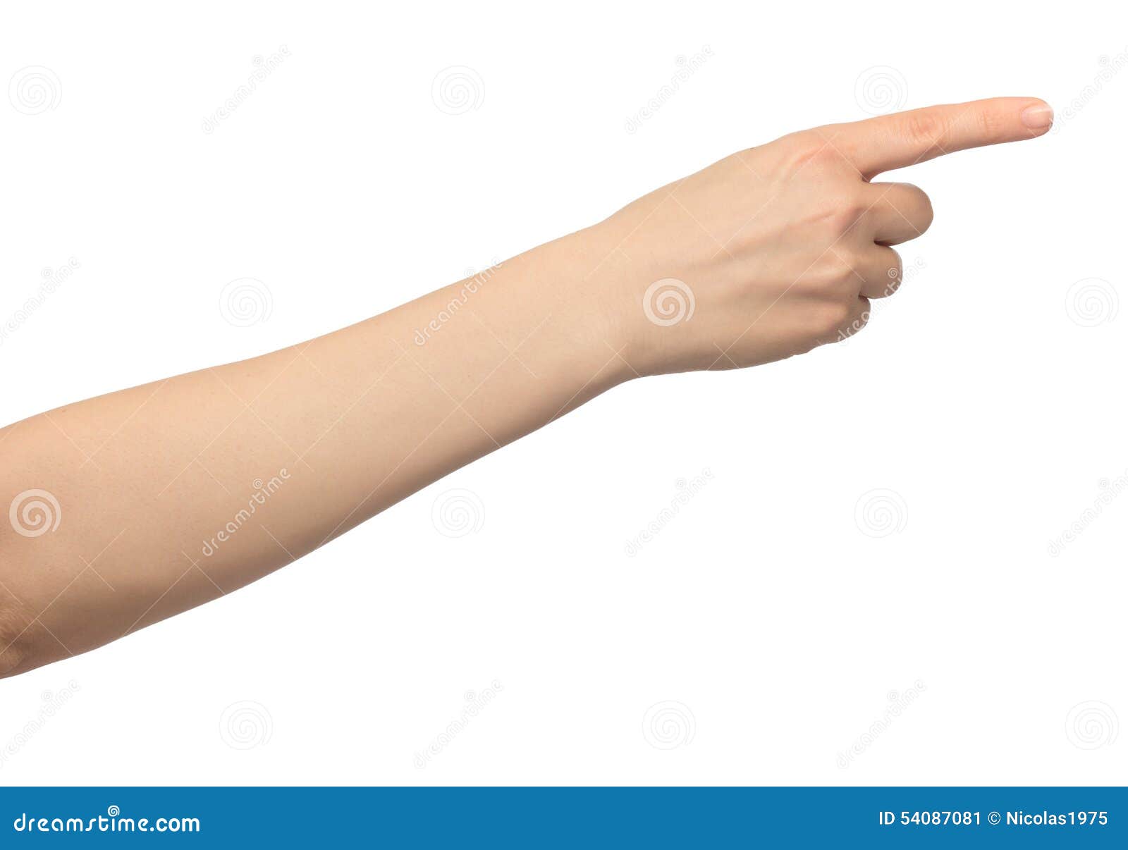 Gesture stock image. Image of isolated, forearm, selecting - 54087081