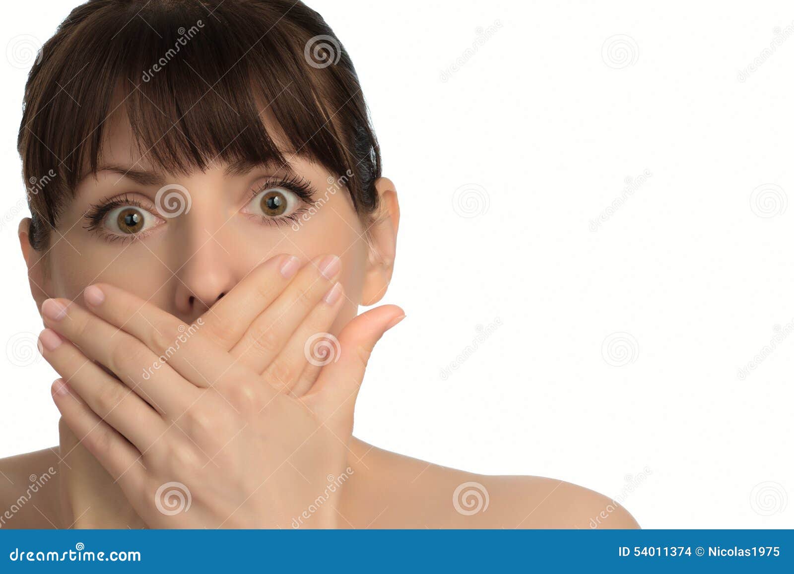 Gesture stock photo. Image of expression, female, eyes - 54011374