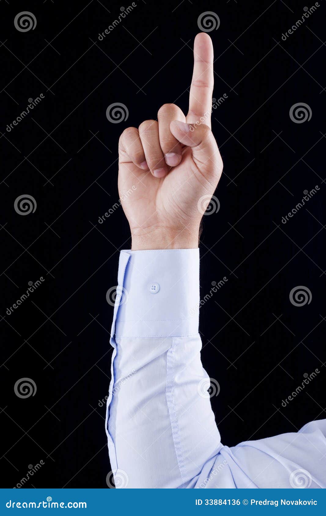 Gesture number one stock photo. Image of number, single - 33884136