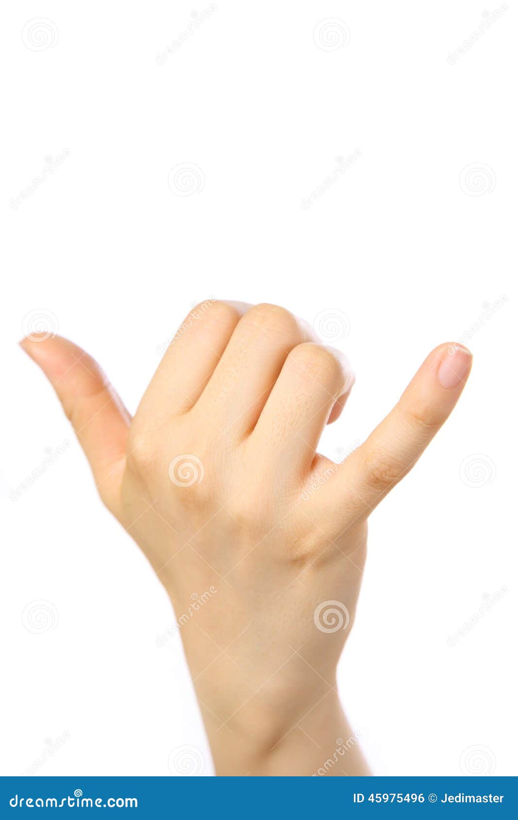 Gesture phone call stock photo. Image of hand, isolated - 45975496