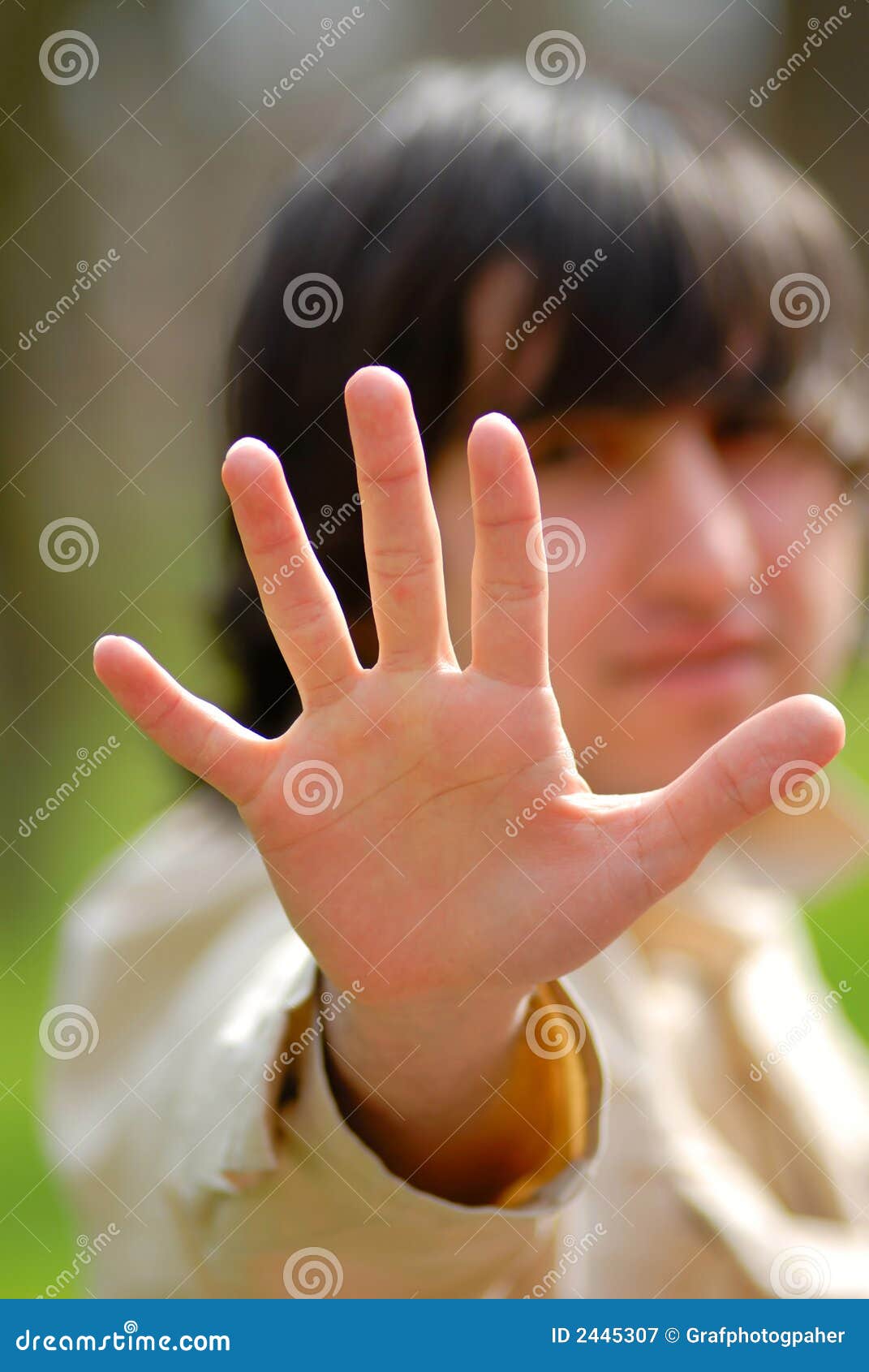 Gesture of protest stock image. Image of stop, open, businessperson ...
