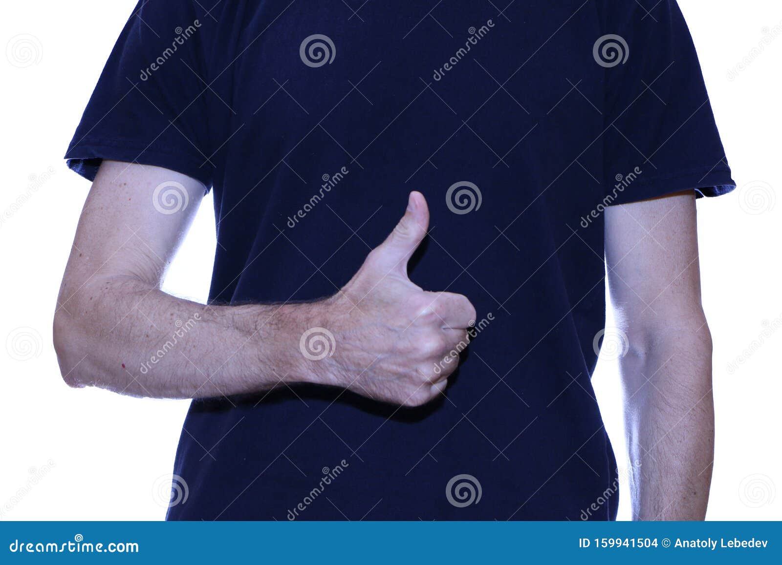 Thumb extended to the top stock photo. Image of approve - 159941504
