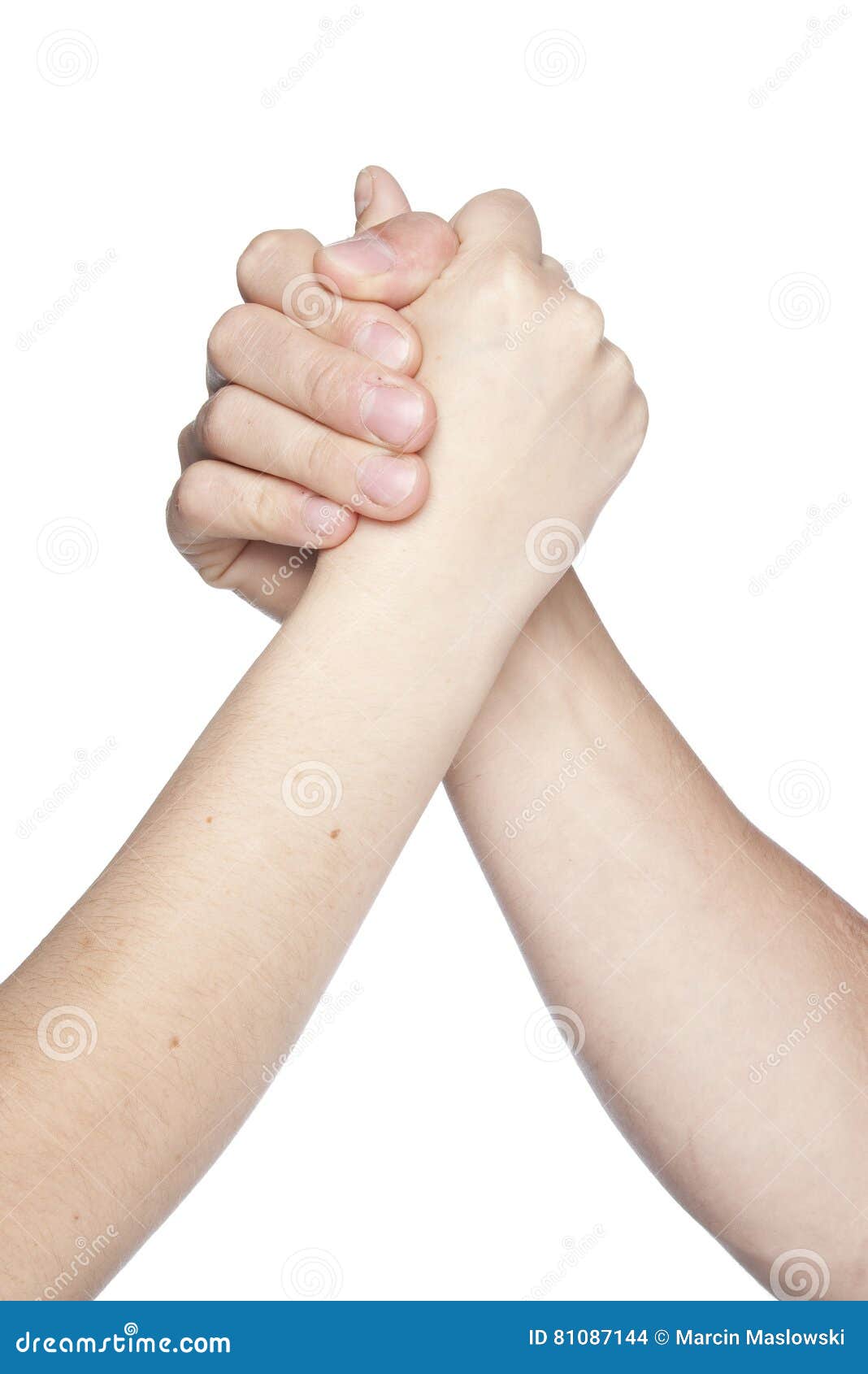 Gesture of Trust Hands on a White Background Copy Space Stock Photo ...