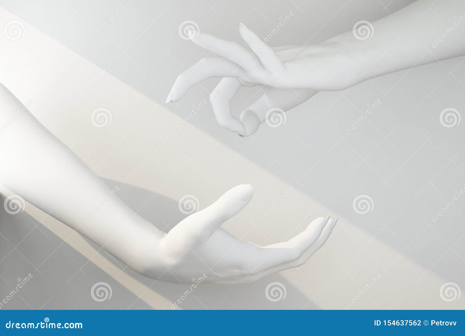 Gesture of two white hands stock photo. Image of finger - 154637562