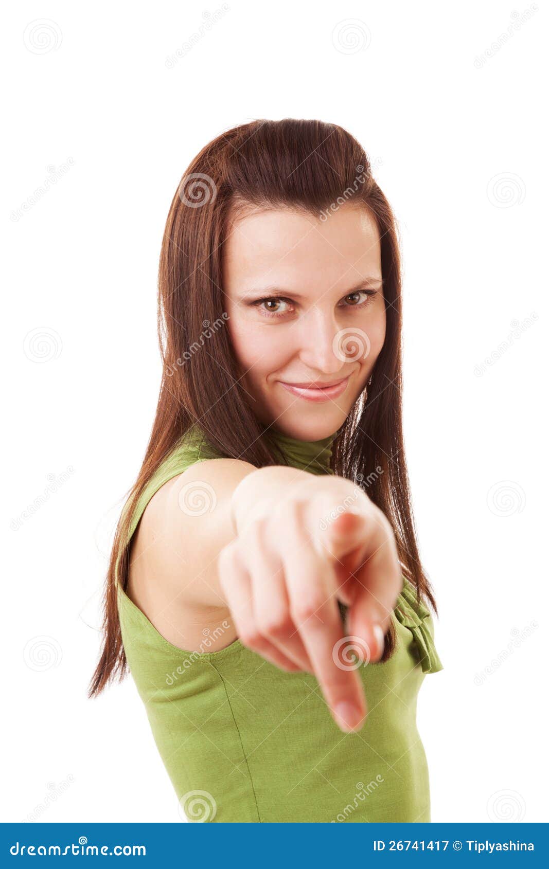 Gesture of the young woman stock image. Image of youth - 26741417