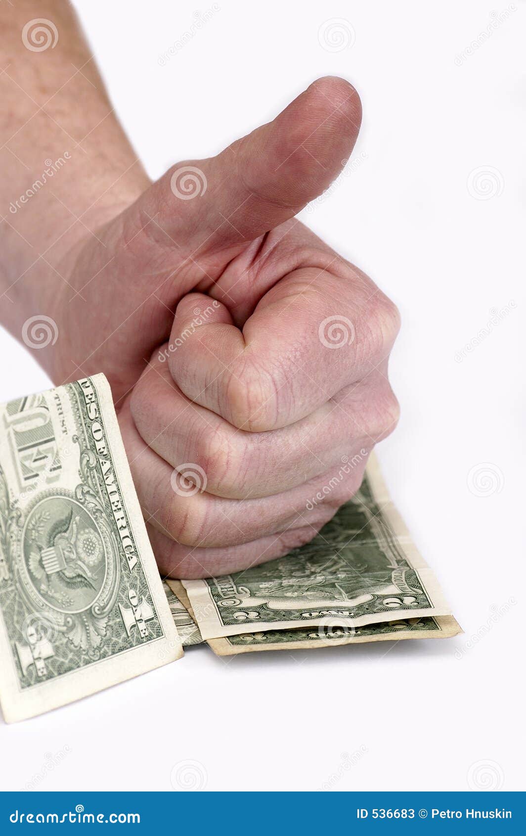 Gestures and the American Money #1 Stock Image - Image of denomination ...
